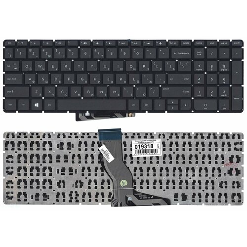 Клавиатура для ноутбука HP Pavilion 15-bk черная