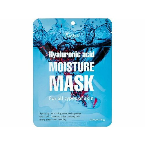 Тканевая маска для лица с гиалуроновой кислотой thinkco Hyaluronic acid MOISTURE MASK