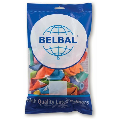 Набор воздушных шаров Belbal Поздравления 1103-0077, ассорти, 50 шт.