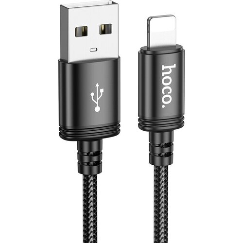 Кабель USB HOCO X91 Radiance, USB - Lightning, 2.4A, 3 м, черный