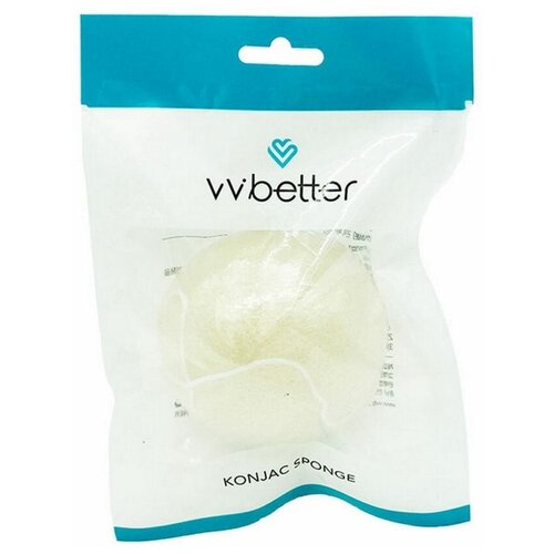 VVbetter Конжаковый спонж для лица / Konjac Sponge