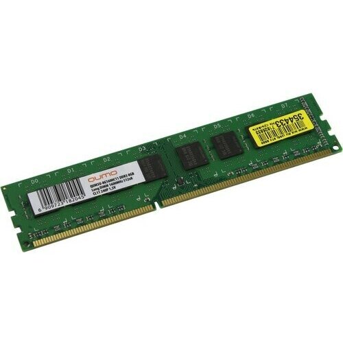 Оперативная память Qumo DDR3 DIMM 8GB (PC3-12800) 1600MHz QUM3U-8G1600C11(R)