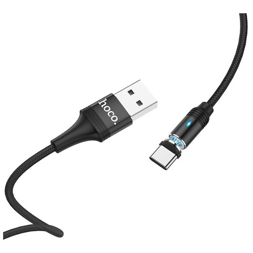 Кабель Hoco U76 USB - USB Type-C, 1.2 м, 1 шт., черный