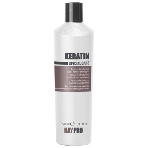 KayPro шампунь Keratin Восстанавливающий для химически обработанных и поврежденных волос, 350 мл