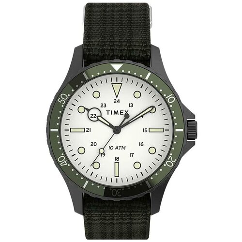 Наручные часы TIMEX Navi XL, зеленый, серый