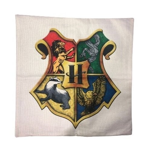 Наволочка декоративная Hogwarts 45x45 см (Гарри Поттер)