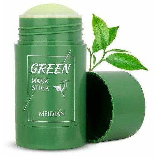 Глиняная маска для глубокого очищения и сужения пор с экстрактом зеленого чая