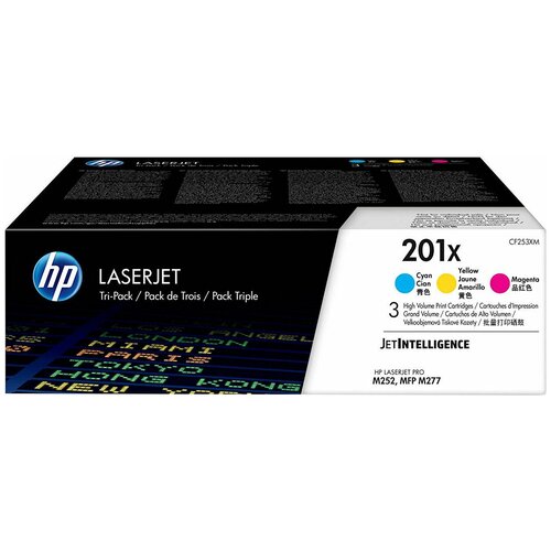 Комплект картриджей HP CF253XM, 2300 стр, многоцветный