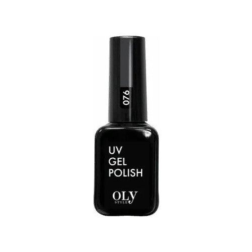 Olystyle гель-лак для ногтей UV Gel Polish, 76 мл, 076 темно-серый