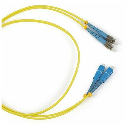 Патч-корд Hyperline 2м (FC-D2-9-FC/UR-SC/UR-H-2M-LSZH-YL)