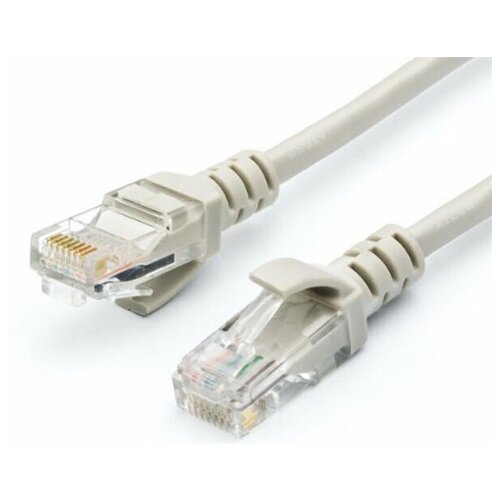 Сетевой кабель ATcom RJ45 cat.5e UTP 1m Grey АТ4962