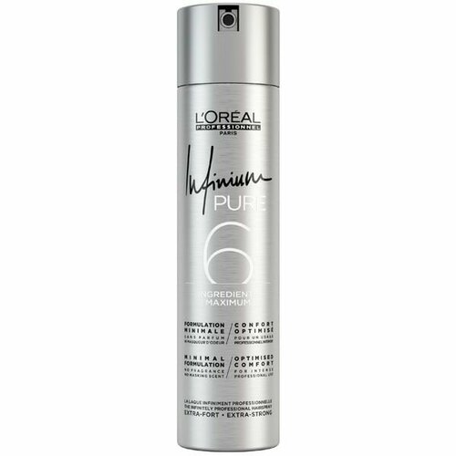 L'OREAL PROFESSIONNEL Лак для волос для экстра-сильной фиксации Infinium Pure Extra Strong (300 мл)