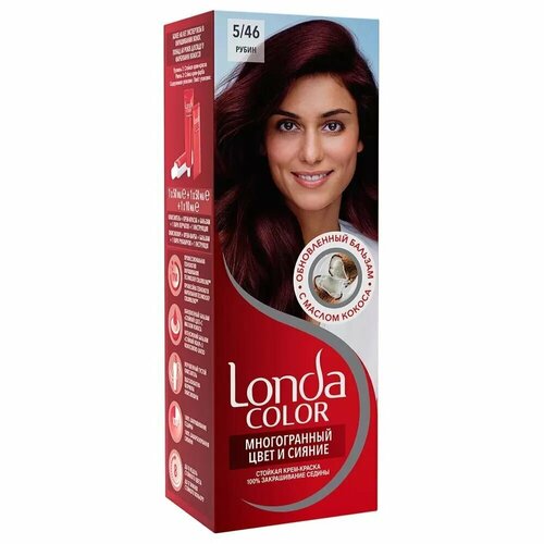 Cтойкая крем-краска для волос Londa Color 5/46 Рубин