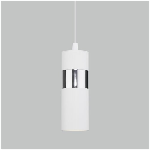 Подвесной светильник Eurosvet Viero 50096/1, цвет белый / хром