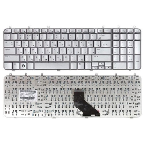 Клавиатура для ноутбука HP Pavilion dv7-1080ed серебристая