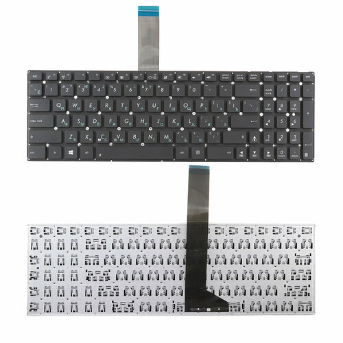 Клавиатура для ноутбука Asus X501, X550, X551 черная, без рамки