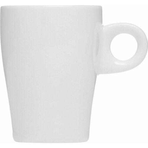 Чашка Kunstwerk кофейная 90мл, 78х56х70мм, фарфор, белый