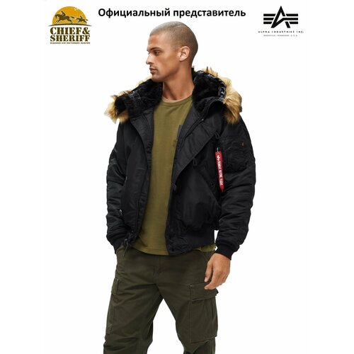 Аляска ALPHA INDUSTRIES, размер XXXL, черный