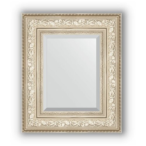 Зеркало 50x60 см виньетка серебро Evoform Exclusive BY 3374