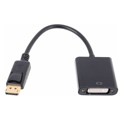 Переходник/адаптер Telecom DisplayPort - DVI-F (TA557), 0.2 м, черный