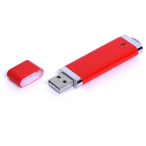 Промо флешка пластиковая «Орландо» (16 Гб / GB USB 2.0 Красный/Red 002 Flash drive PL003)