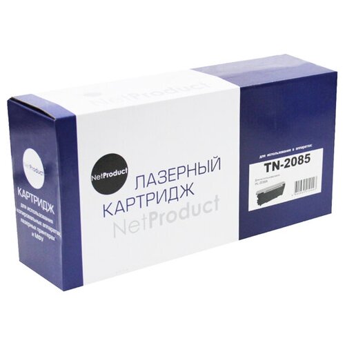 Тонер-картридж NetProduct (N-TN-2085) для Brother HL-2035R, 1,5K