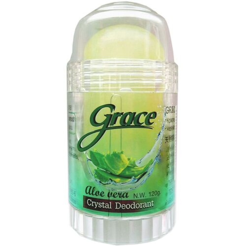 ALOE VERA, Crystal Deodorant, Grace (Дезодорант кристаллический алунитовый, алоэ (Алое) вера, Грэйс), 120 г.
