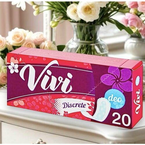 VIVI Discrete DEO прокладки ежедневные 20шт/1уп, 1 упаковка
