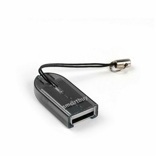 Картридер микро Smartbuy, USB 2.0 - MicroSD, 710 черный (SBR-710-K)