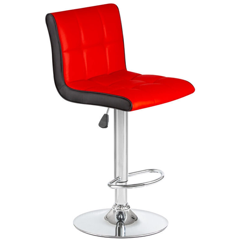 Барный стул Олимп WX-2318B красный с черным (1 шт.)