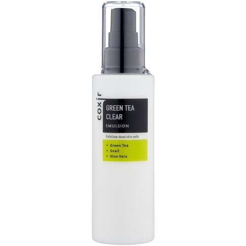Coxir Green Tea Clear Emulsion Эмульсия с зеленым чаем для лица, 100 мл