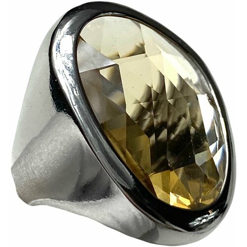 Кольцо Florento, кристалл, размер 19, серебряный