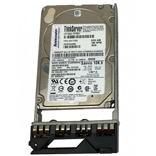 Жесткий диск Lenovo 03T7738 600Gb 10000 SAS 2,5" HDD