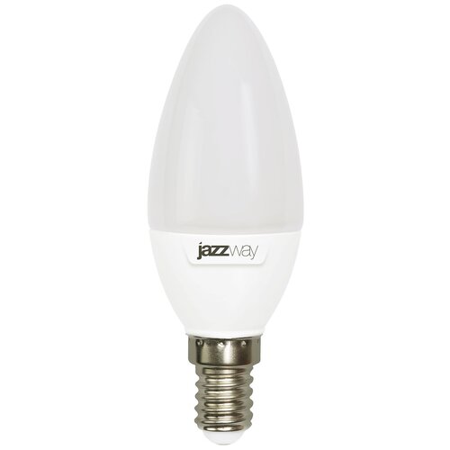 Лампа светодиодная LED 11Вт 230Вт E14 теплый матовый свеча | код 5019157 | JazzWay (2шт. в упак.)