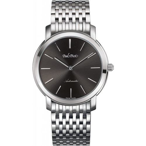 Наручные часы Paul Picot Firshire 8810 P3754 SG (P3754. SG.1021.8601), серебряный, черный
