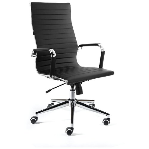 Компьютерное кресло NORDEN Техно для руководителя, обивка: искусственная кожа, цвет: черный