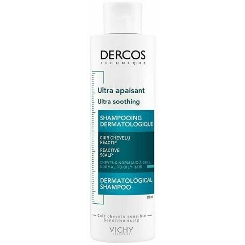 Vichy Dercos Oil Control Shampoo Регулирующий шампунь для жирных волос, 200 мл.