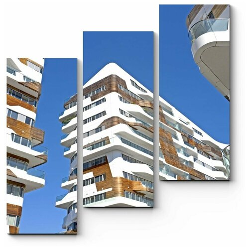 Модульная картина Современный жилой район Милана130x139