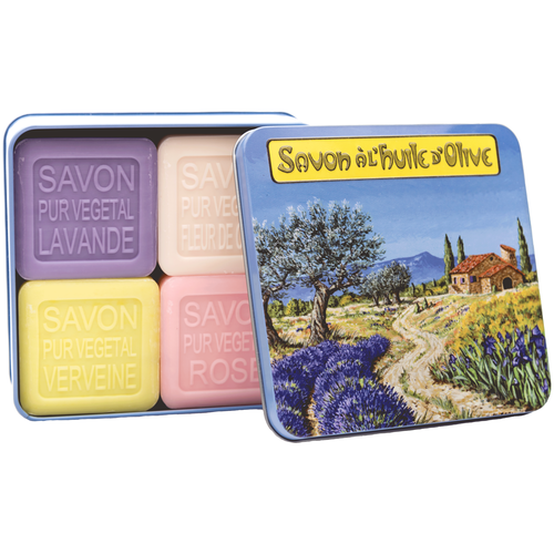 La Savonnerie de Nyons Набор кускового мыла Provence, 4 шт., 100 г