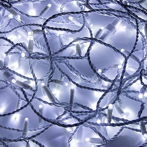 Электрогирлянда новогодняя NEON-NIGHT Дюраплей, 315-125, 20 м, 200 ламп, белый
