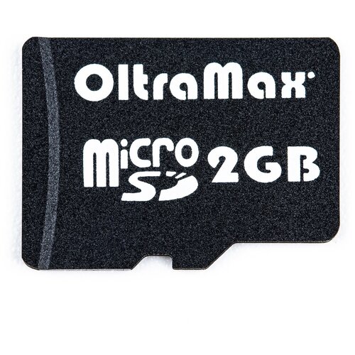 Карта памяти OltraMax microSD 2 ГБ Class 2, A1, R 10 МБ/с, 1 шт., черный
