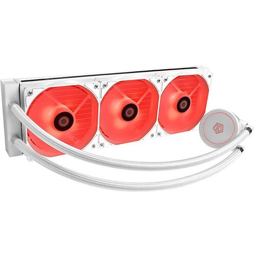 Водяное охлаждение ID-Cooling AuraFlow X 360 Snow White (Intel LGA20XX/1700/1200/115X / AMD AM4)