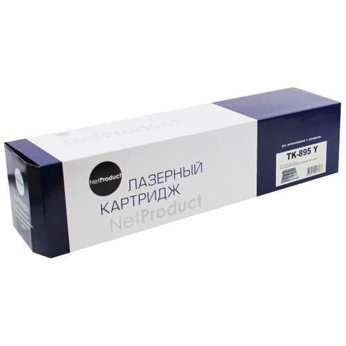 Картридж NetProduct N-TK-895Y, 6000 стр, желтый