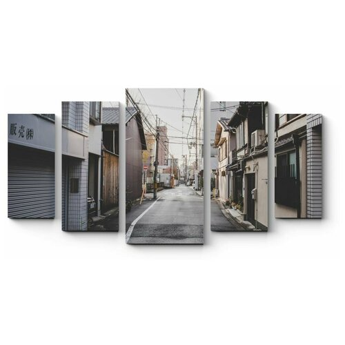 Модульная картина Узкие улочки Киото110x61