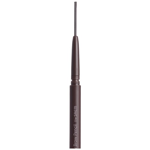 The Saem Карандаш для бровей Eco Soul Skinny Brow Pencil, оттенок 02 gray brown