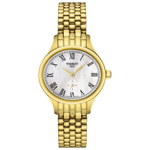 Наручные часы TISSOT T-Lady, золотой, серебряный