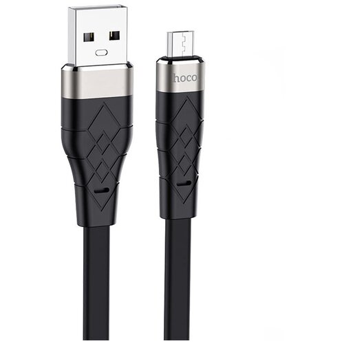 Кабель USB HOCO X53 Angel, USB - MicroUSB, 2.4А, 1 м, черный