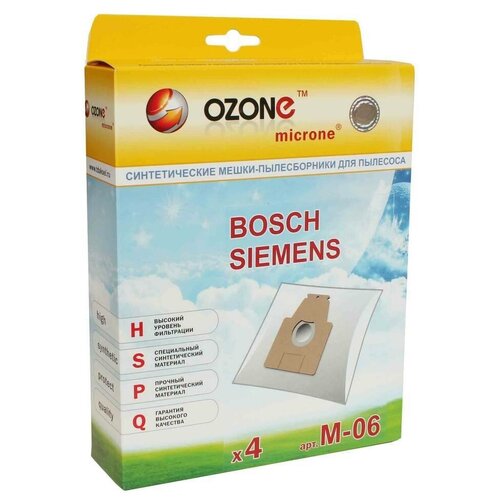 OZONE micron M 06 синтетические пылесборники (4 шт.)