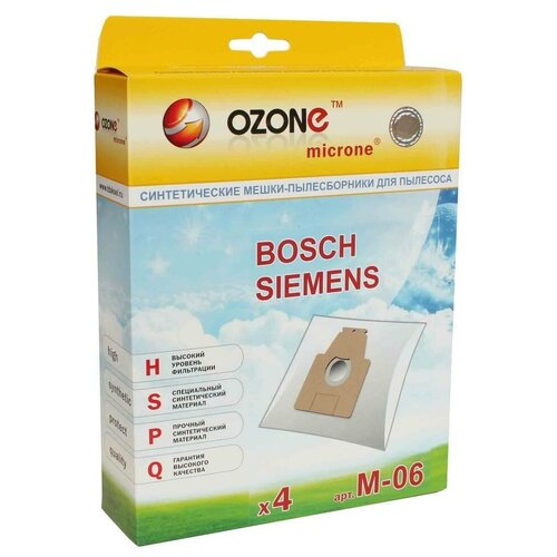 OZONE micron M 06 синтетические пылесборники (4 шт.)