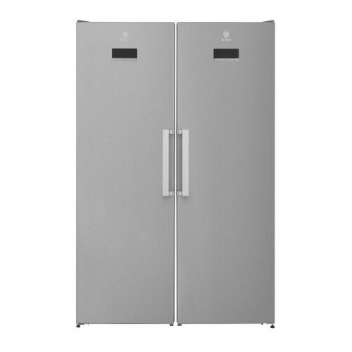 Холодильник Jacky's JLL FI1860 Side-by-side нержавеющая сталь